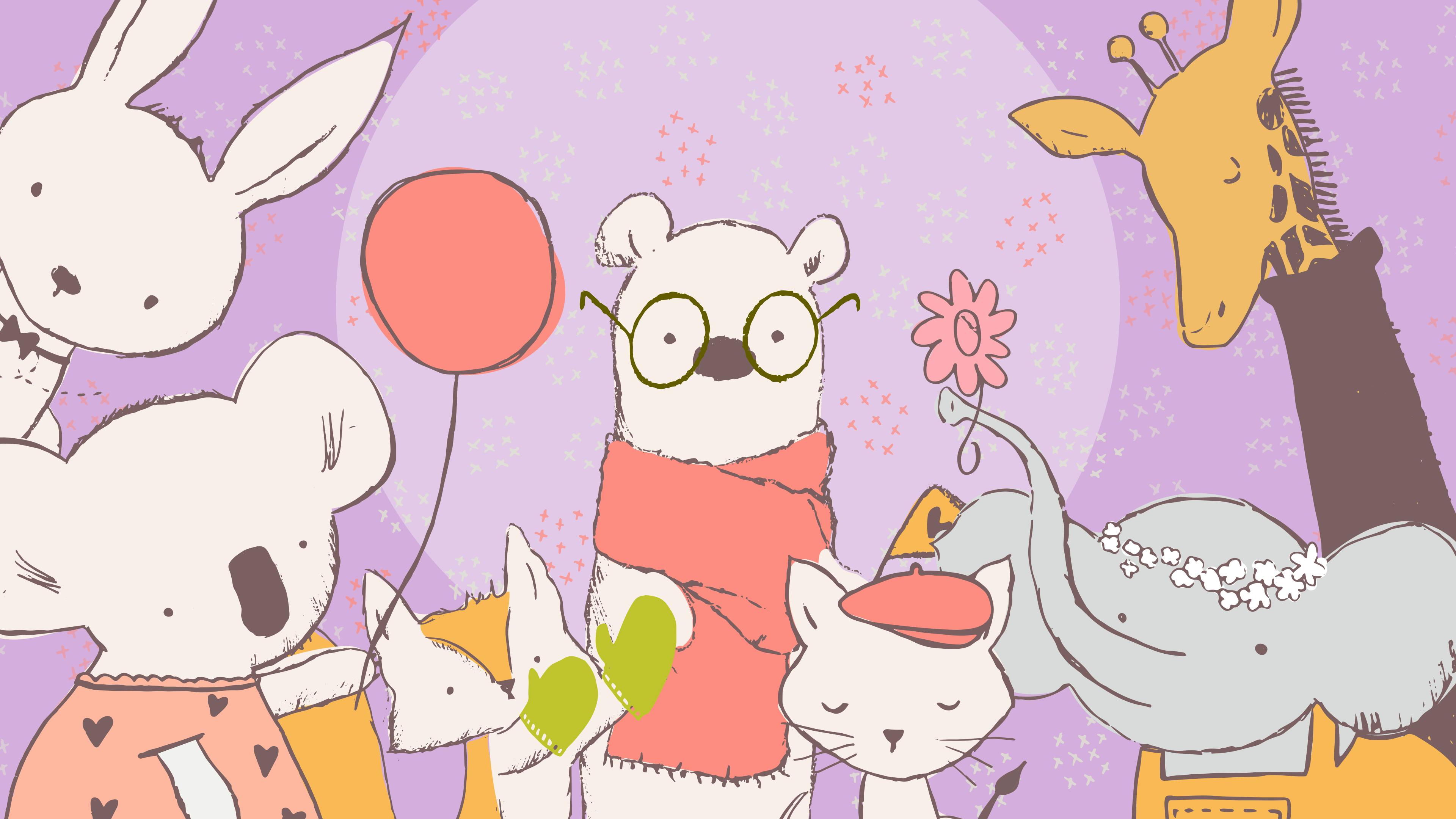 Fuzzy Friends by Manuela Langella - Illustrations on Blush